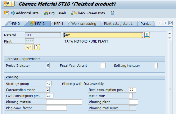 SAP PP Planning strategies - eLearning Solutions