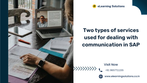 The services used in communication in SAP - eLearning Solutions