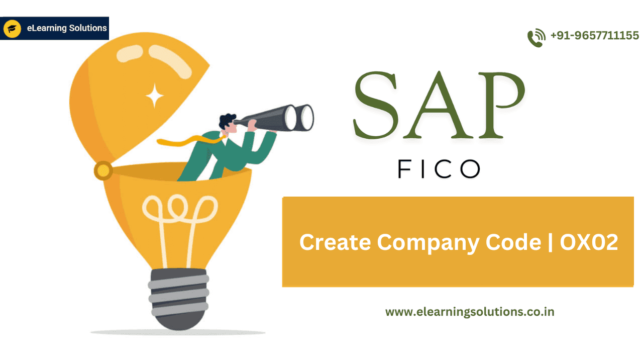 Create Company Code | OX02 - eLearning Solutions