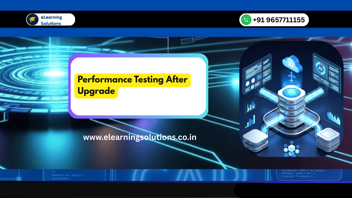 Performance Testing After Upgrade for Stable Systems